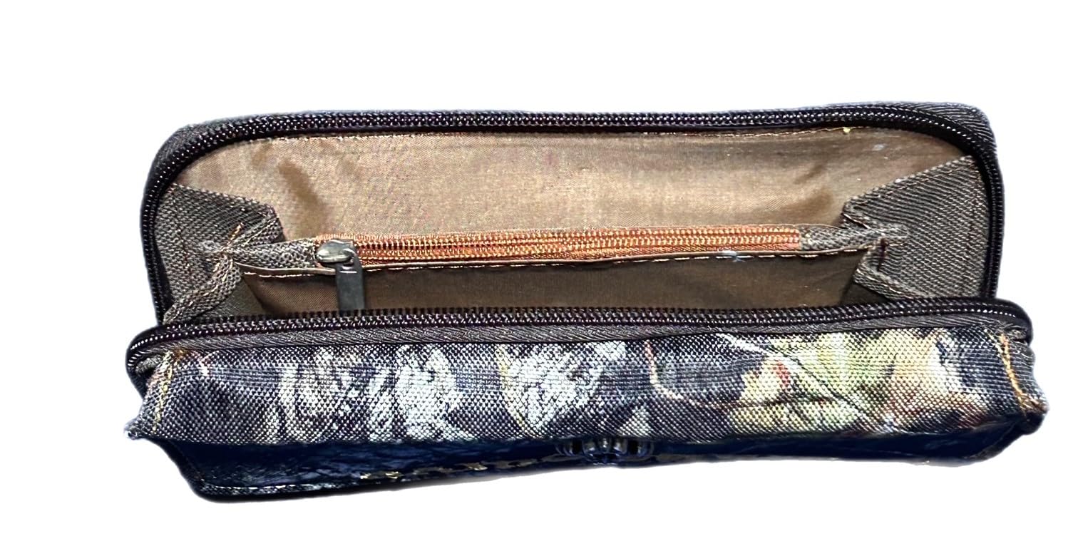Official Women Mossy Oak Camo Tri Fold Wallet Ladies Camo Western Wallet with Camo Cutie BT-2