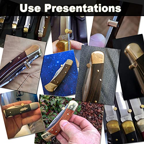 FLAMEDUKE Knife Thumb Studs for Buck 110 Thumb knife for Buck 112 2pcs With Hex for Buck Pocket Knife Edc Knife