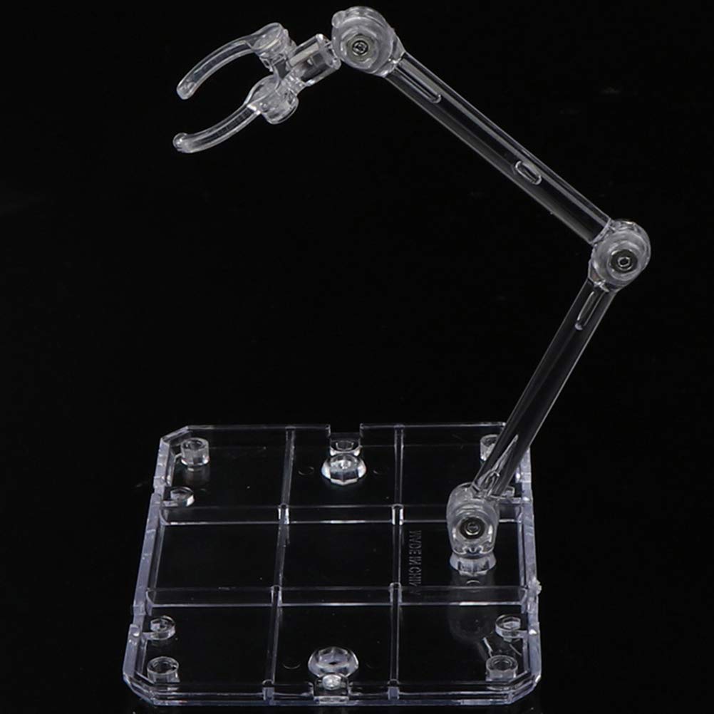 YUANYUAN 1 Pcs Assembly Action Figure and Doll Stand Action Figure Display Holder Base Doll Model Support Stand Compatible with HG RG SD SHF Gundam 1/144 Toy