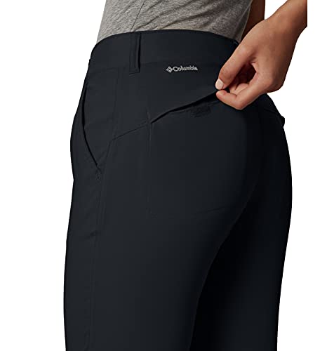 Columbia Women's Standard Saturday Trail II Convertible Pant, Black, 12 Regular