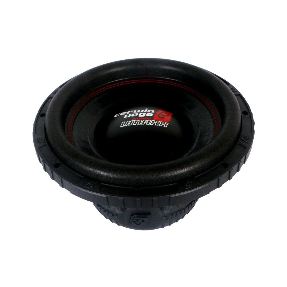 CERWIN-VEGA! VMAXX 12 Inch 1000W RMS 4-Ohm High-Performance Subwoofer Robust Car Audio System with Advanced Cooling, Deep Bass for Car Subwoofer Enthusiasts VMAX12D4
