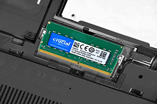 Crucial 16GB DDR4 SDRAM Memory Module - for Notebook - 16 GB - DDR4-2666/PC4-21300 DDR4 SDRAM - CL19-1.20 V - Non-ECC - Unbuffered - 260-pin - SoDIMM (CT16G4SFS8266)