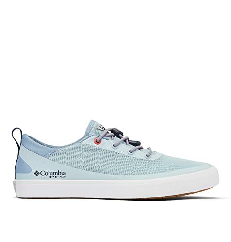 Columbia Women's Bonehead PFG Boat Shoe, Mountain Mist/Collegiate Navy, 8.5