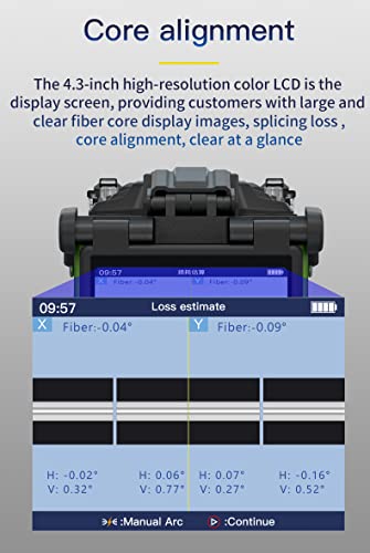 Fiber Splicing Machine FX39 Fusion Splicer Fibra Encoladora Ee Ea Fusión + QX50-S Fiber Optic OTDR Optical Time Domain Reflectometer + Optic Power Meter KPM-35+ KFL-35 SM Fib Light Source