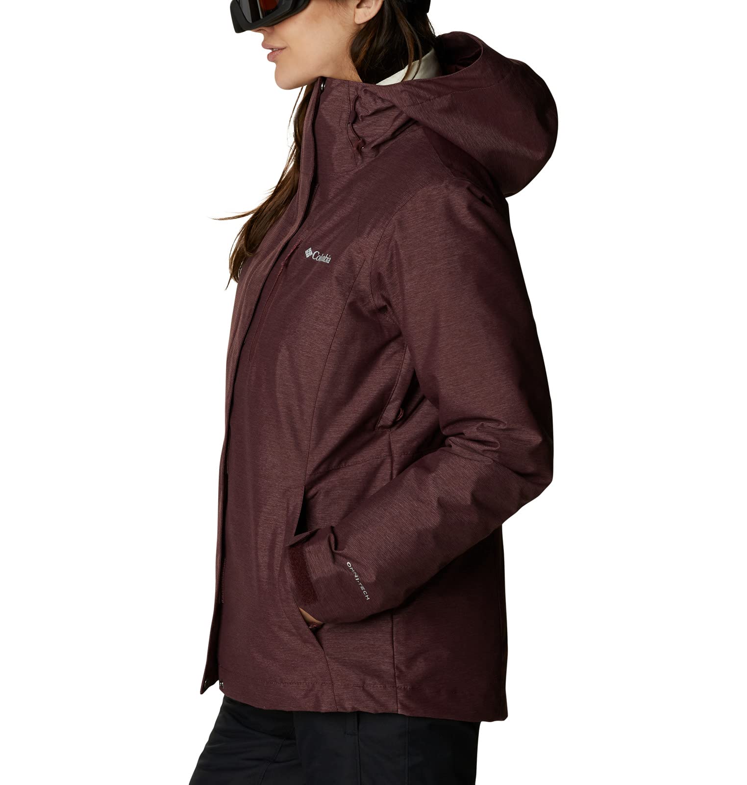 Columbia Women's Whirlibird IV Interchange Jacket, Malbec Crossdye, XX-Large
