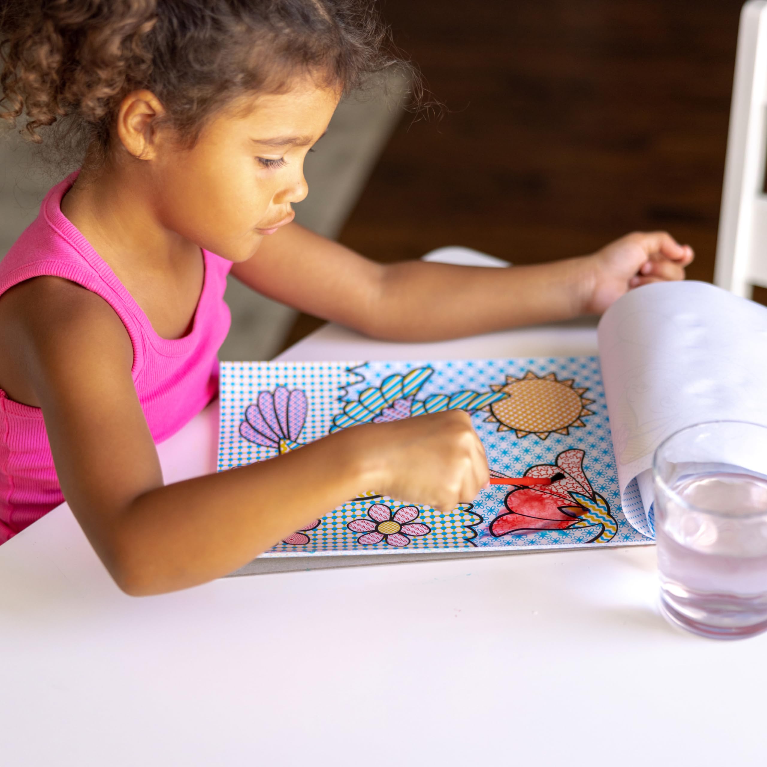 Melissa & Doug My First Paint With Water Art Pad - Cheerleaders, Flowers, Fairies, and More (24 Pages)