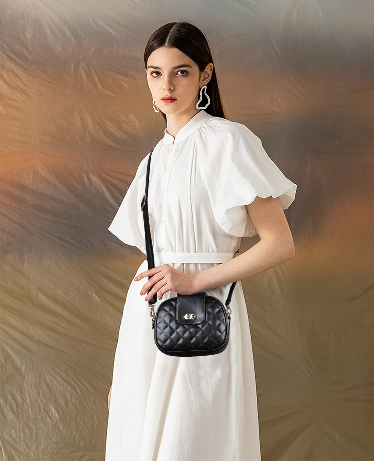 Tom Clovers Crossbody Bags for Women Shoulder Handbag Purse Trendy Design Cell Phone Wallet Bag