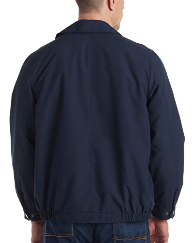 Perry Ellis Men?s Jacket ? Casual Lightweight Water Resistant Microfiber Windbreaker Golf Coat (S-XL), Size Medium, Dark Sapphire