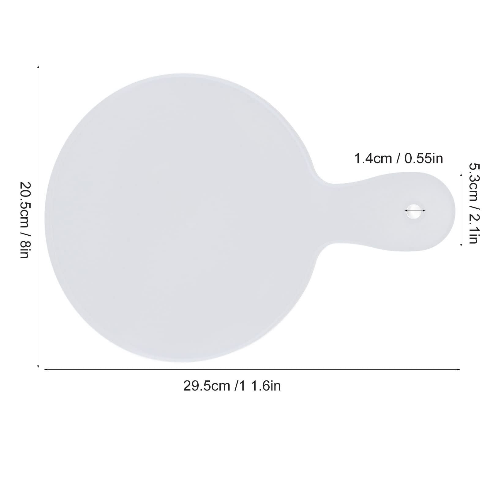 DEPILA Silicone Tray Moulds, Large Round Silicone Moulds for Resin Epoxy Resin Table Top Mould for Home Office Decoration Serving Board Dish