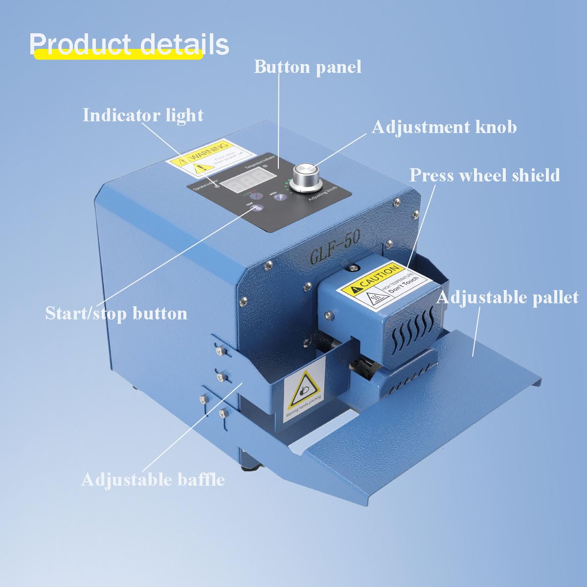EODSAD Heat Sealer Machine,Automatic Food Plastic Bag Heat Sealing Machine, Continuous Roller Sealer Temperature Control, Commercial Plastic Bag Sealer For Cookies,Small Shops,Home Kitchen