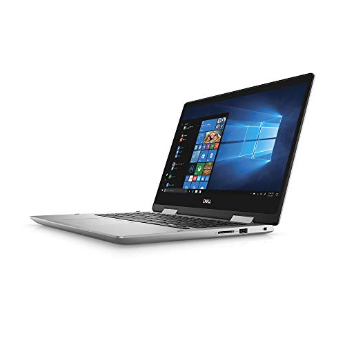 Dell Inspiron 2-in-1 Laptop LED-Backlit Touch Display, i7-8565U, 8GB 2666MHz DDR4, 256 GB m.2 PCIe SSD, 14", Silver, Alexa Built-In (i5482-7069SLV-PUS)