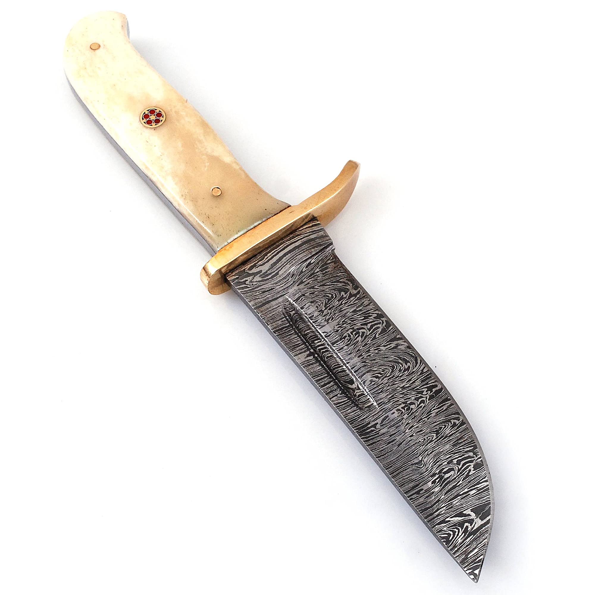 Damascus Hunting Knife One-of-a-Kind 9.00 inches Custom Handmade by ColdLand IRH63