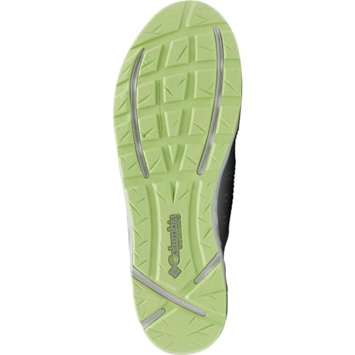 Columbia Men's PFG Bahama Vent Relaxed Boat Shoe, Grey Ice/Jade Lime, 11