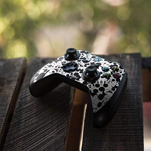 Skinit Decal Gaming Skin Compatible with Xbox One S Controller - Officially Licensed Disney Mickey Mouse Face Pattern Design