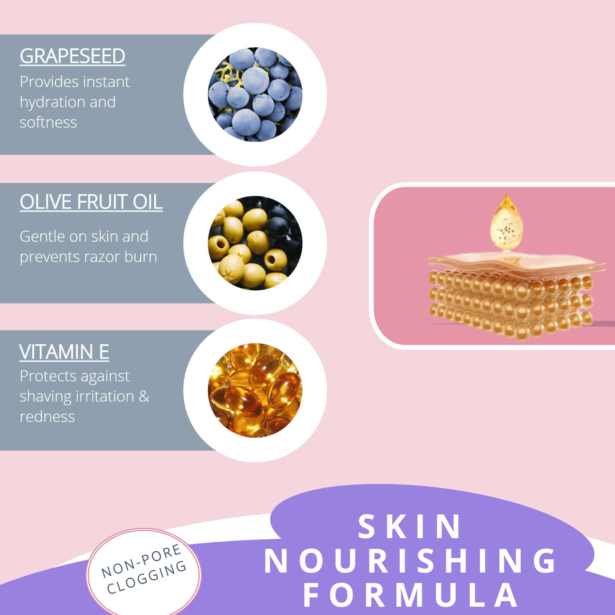 Dermaplaning Oil - Smooth Glide Skin Barrier Shave Oil for Women - Use with Dermaplaning Tool, Face Razor, Eyebrow Razor, Microblades for Face - Softens Area Pre Shave & After Shave