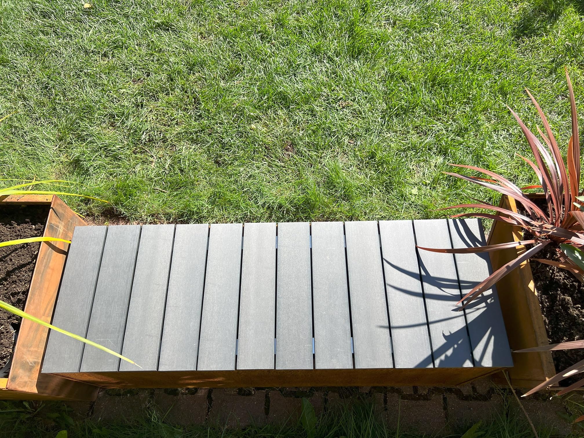 Nice Planter Corten Bench Trough