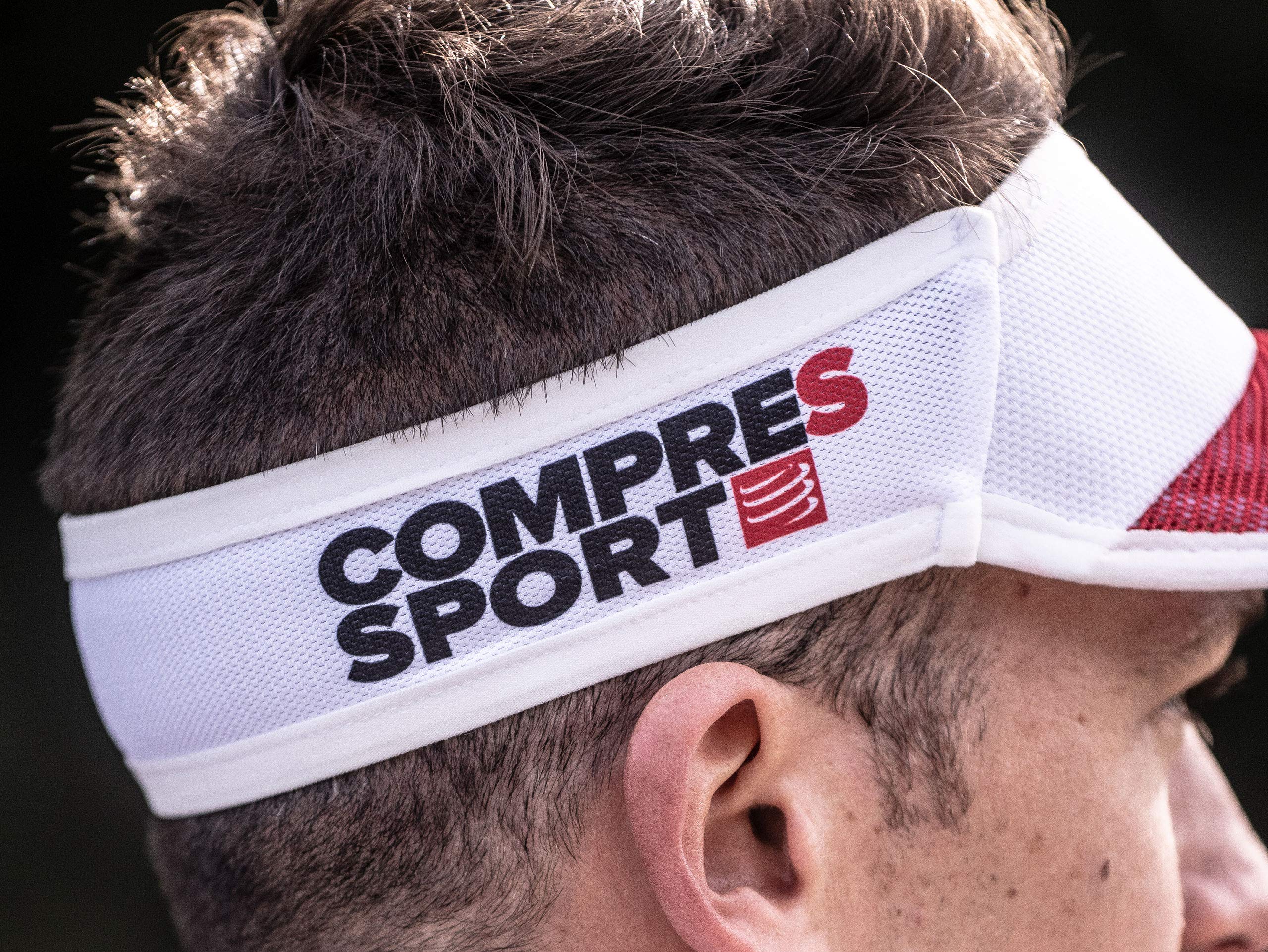 COMPRESSPORT Visor, Rouge/Blanc, TU EU