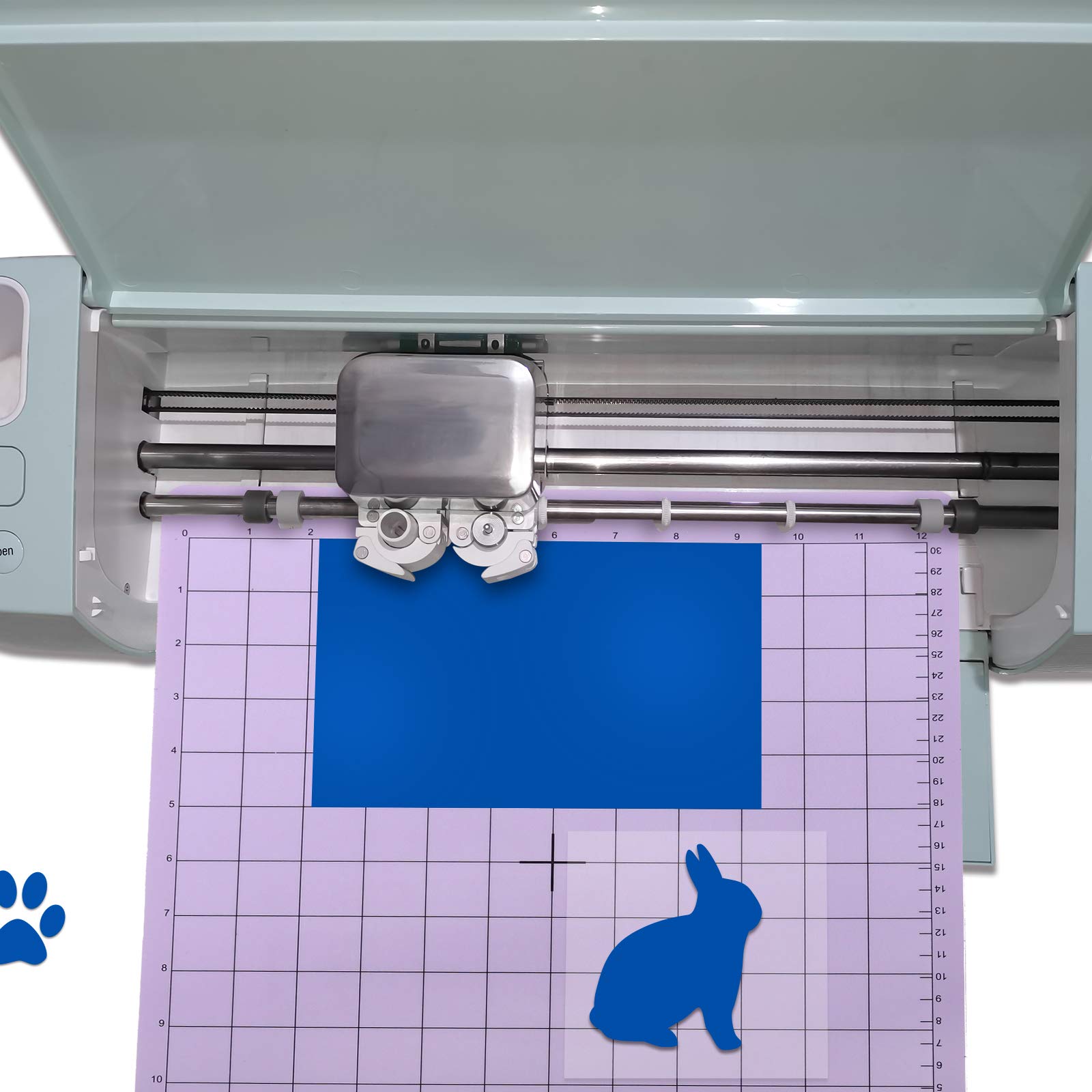 CAREGY StrongGrip Cutting Mat 12"x12" for Cricut Maker/Explore Air 2/Silhouette Cameo Strong Adhesive Sticky (Purple,3Pack)