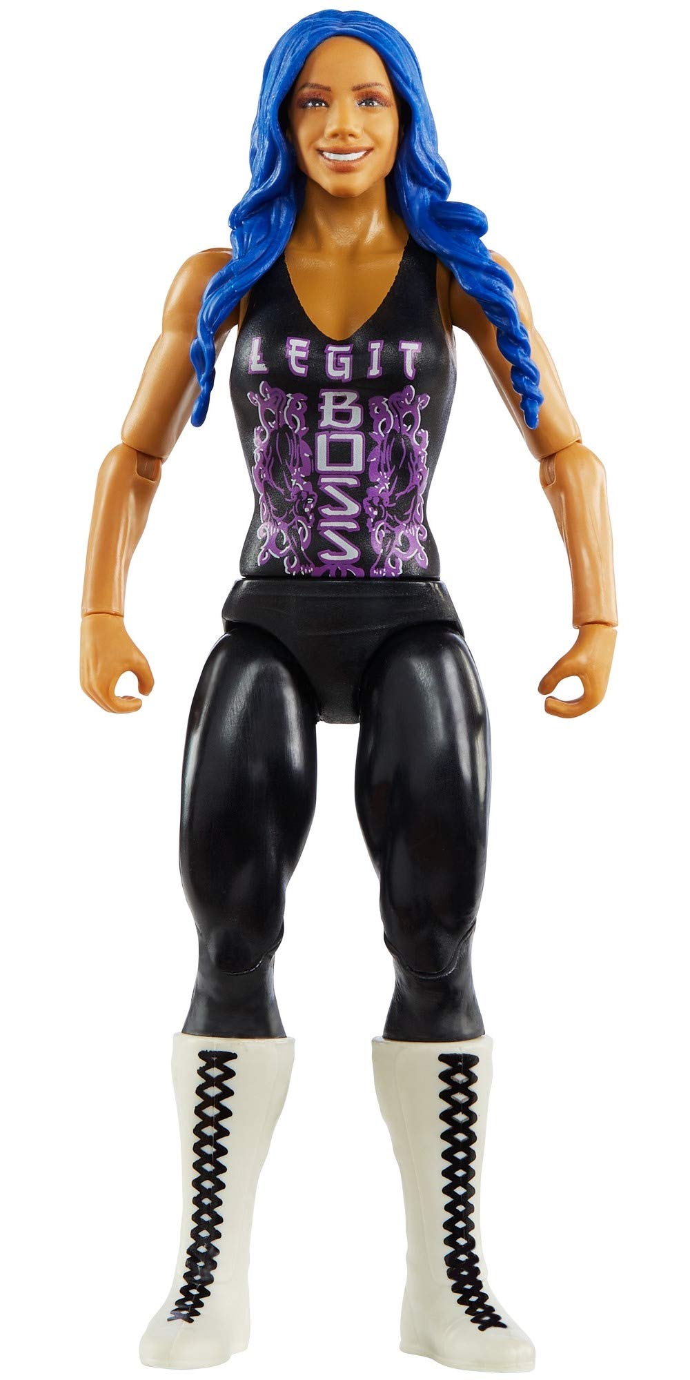 WWE Sasha Banks Basic Series #112 Action Figure in 6-inch Scale with Articulation & Ring Gear