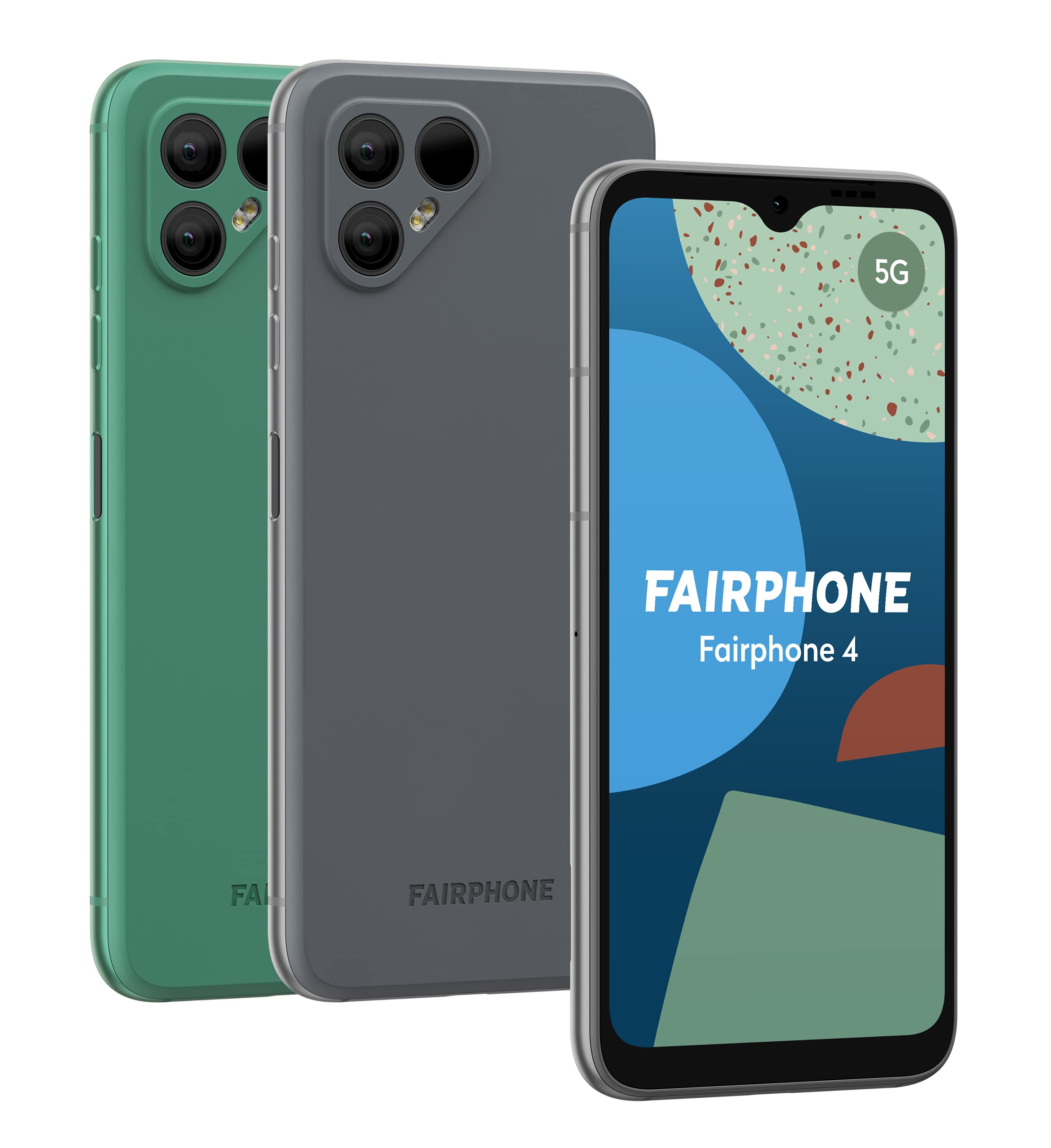 Fairphone 4 Dual-SIM 128GB ROM + 6GB RAM (GSM Only | No CDMA) Factory Unlocked 5G Smartphone (Grey) - International Version
