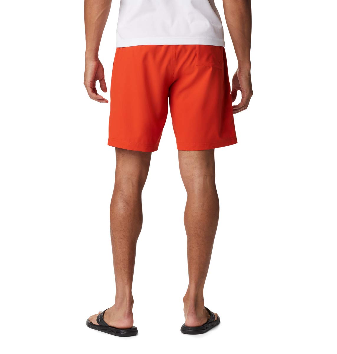 Columbia Men’s Summertide Stretch Short, Sun Protection, Stain Resistant, Bonfire, 4X Big