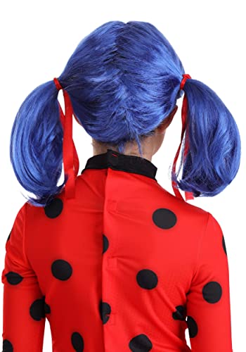 InSpirit Design Girl's Miraculous Ladybug Wig Standard, Blue,red
