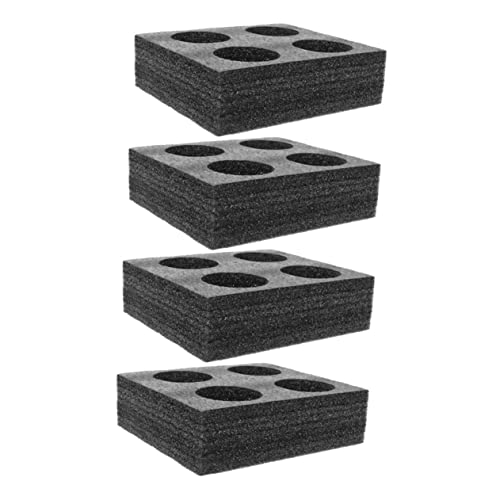 CIYODO 4pcs 4 Hole Cup Holder Car Gadgets Accesorios Auto Car Accessory Coffee Mug Hanger Coffee Cup Rack Outdoor Cup Tray Beverage Takeout Accessory Cup Fixing Holder Packing Trays Shelf