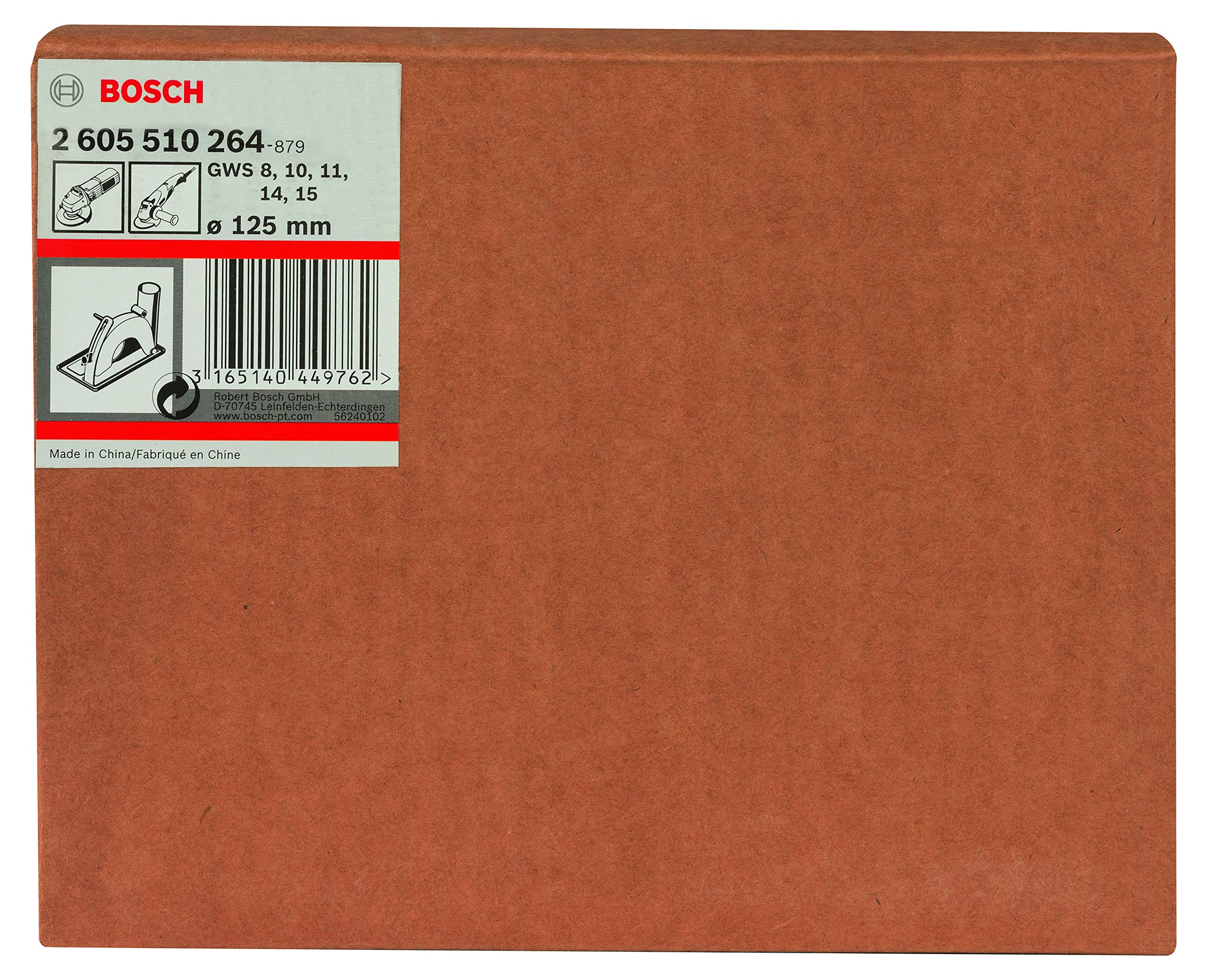 Bosch Accessories Guide Slides with Suction Connection for Chainsaw (Diameter 115/125 mm, Angle Grinders Accessories) Grey
