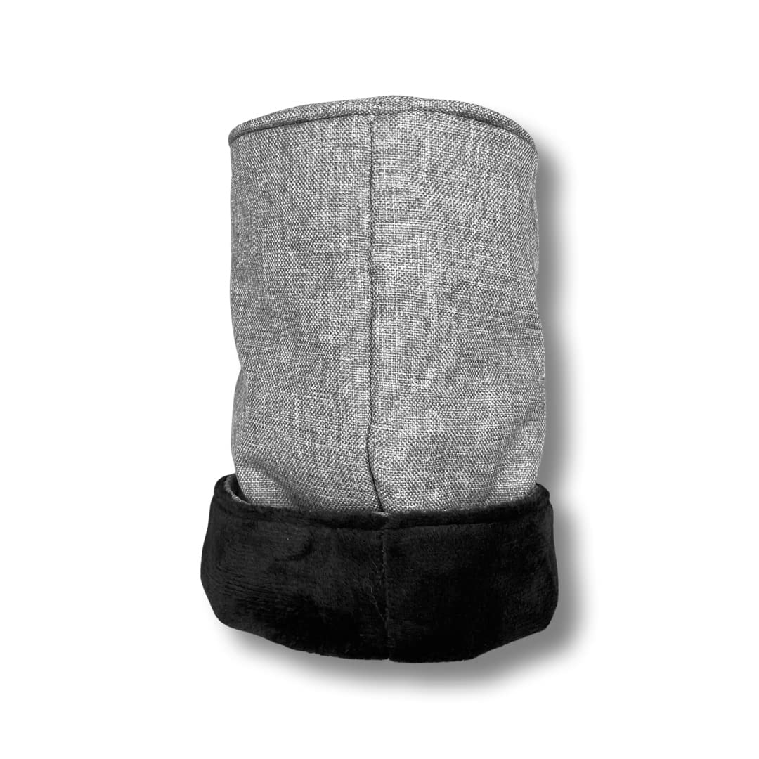 Detroit Golf Co. Premium Barrel Individual Golf Club Head Covers - Drivers, Fairway Woods and Hybrids (Gray, Driver)