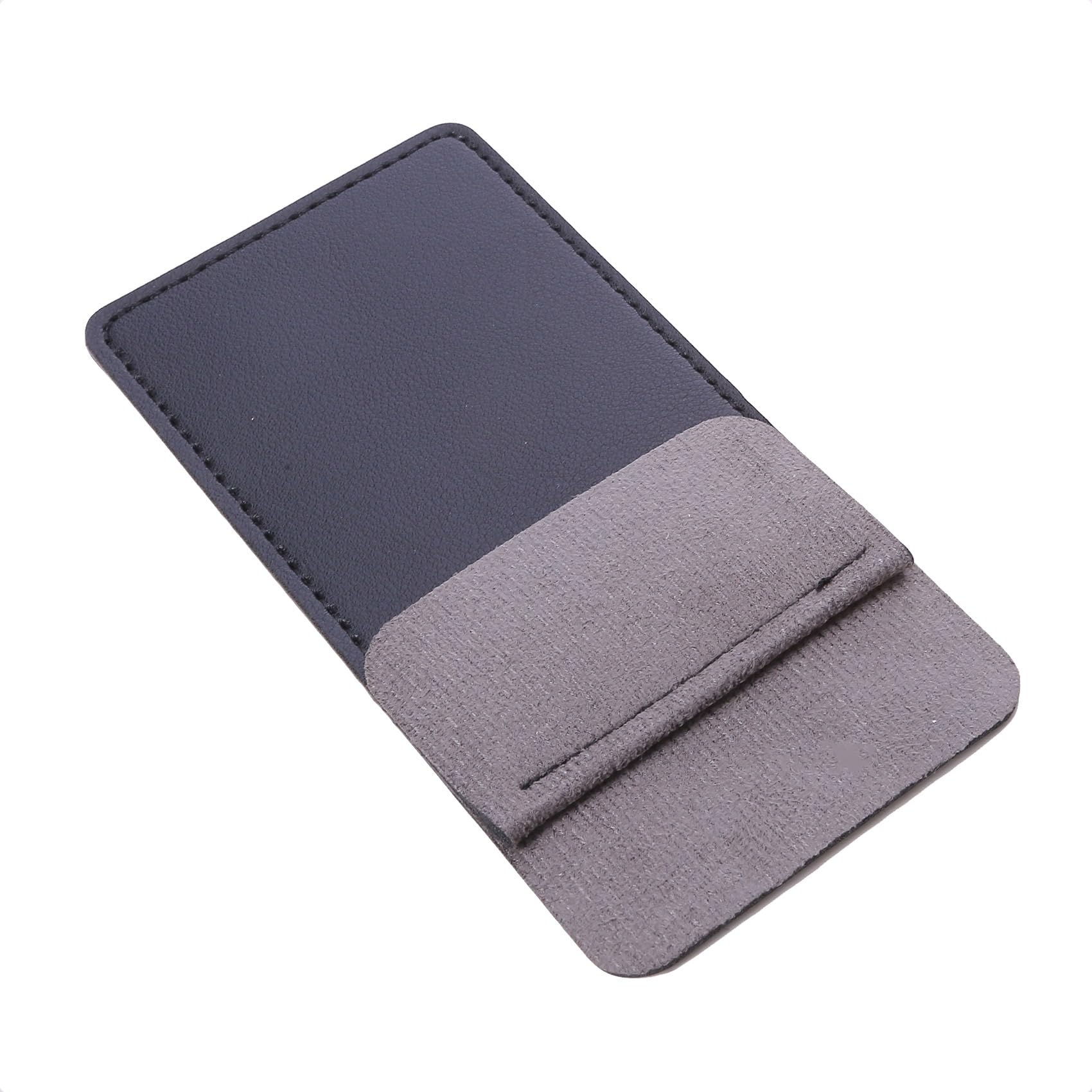 Generic 6.1x2.9inch Genuine Leather Heavy Duty Pocket Protector Pen Holder Pouch for Shirts,Lab Coats,Pants - Multi-Purpose - Holds Pens,Pointers,Pencils,and Notes (Black)