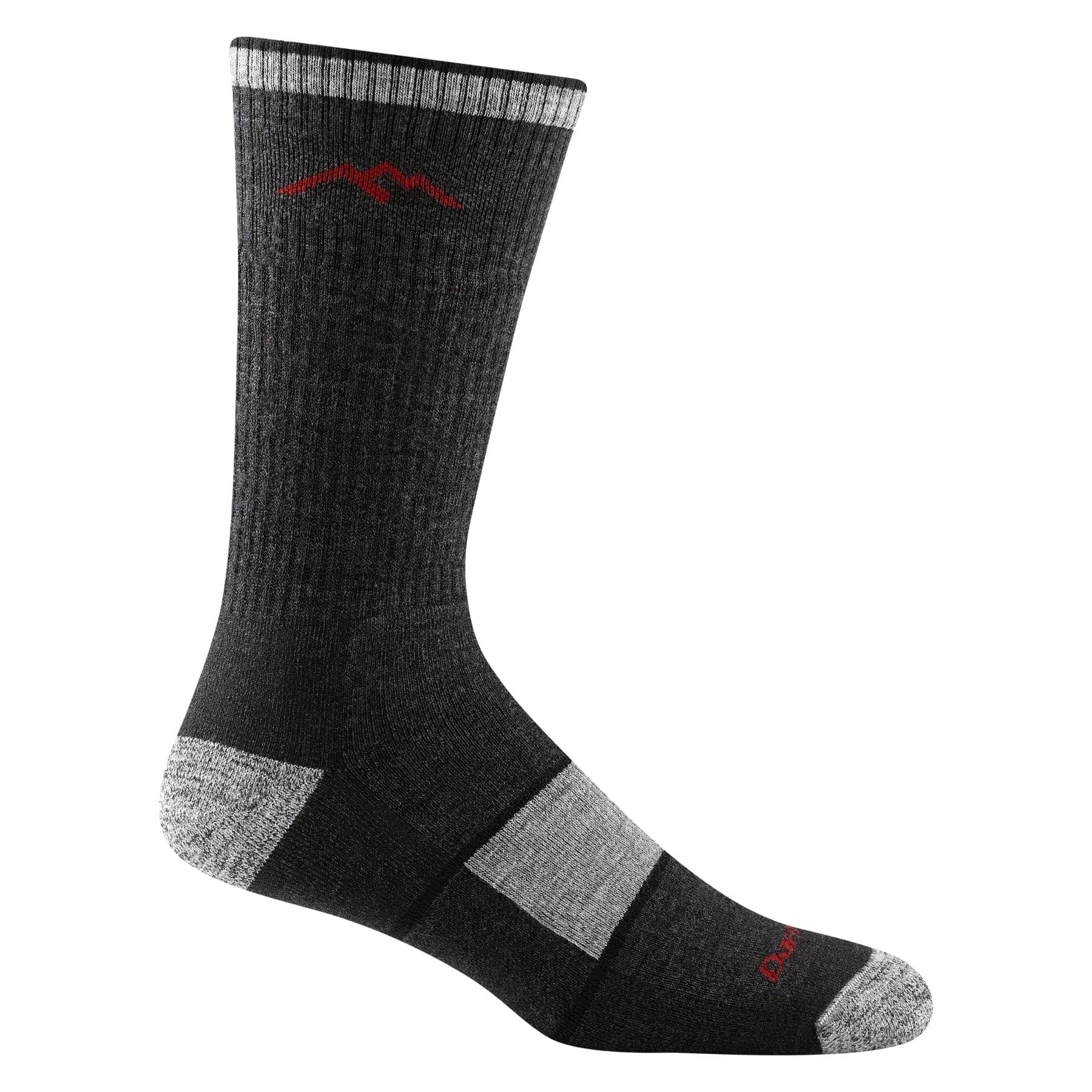 Darn Tough Men's Hiker Book Sock Full Cushion (Style 1405) Merino Wool, Black (X-Large 12.5-14.5) - 6 Pack