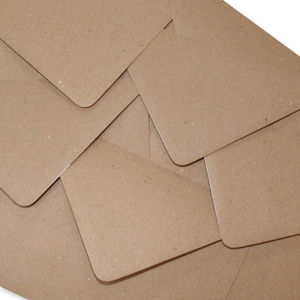 Craft UK 2375-150 5X5 Kraft Envelopes