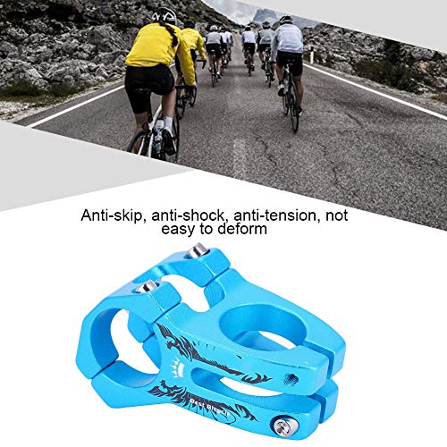 Demeras Handlebar Stem, Mountain Bike Handlebar Stems Bike Stem 31.8mm for MTB for Road Bike(Blue)