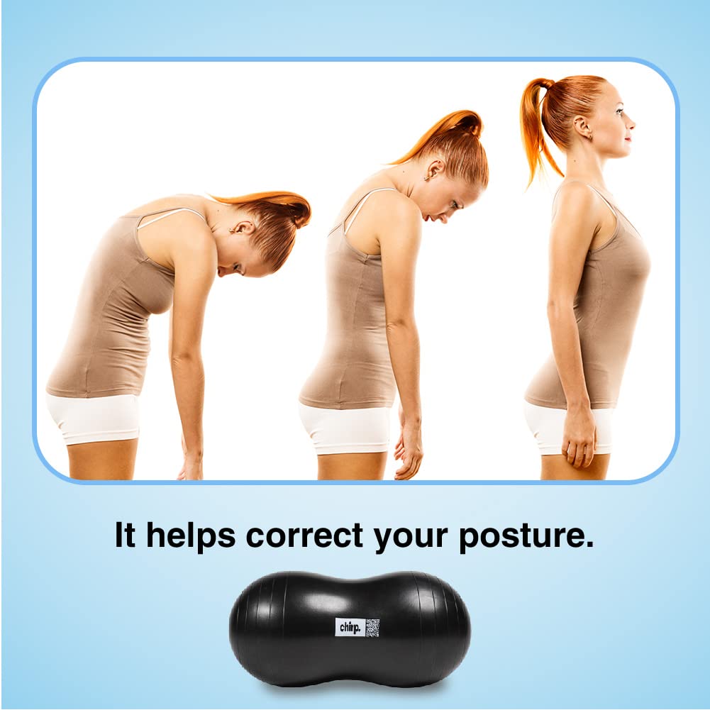 Chirp Wheel+ Foam Roller and Cloud Peanut Mobility Ball - for Pain Relief, Physical Therapy, & Deep Tissue Massage