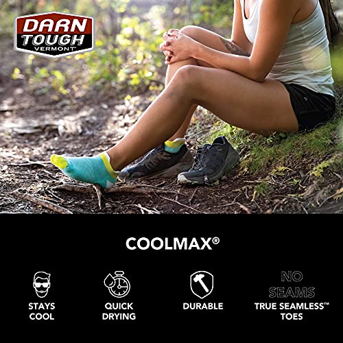 Darn Tough Women's No Show Tab Ultra-Lightweight Running Sock (Style 1052) - Black, Small