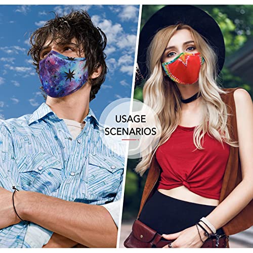 CCFADD Cloth Face Masks Washable for Women - Reusable Face Mask with Filter & Nose Wire1