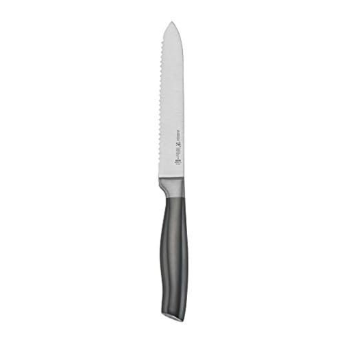 HENCKELS Graphite Razor-Sharp 13-pc Knife Set German Engineered Informed by 100+ Years of Mastery, Chefs Knife, Black/Stainless