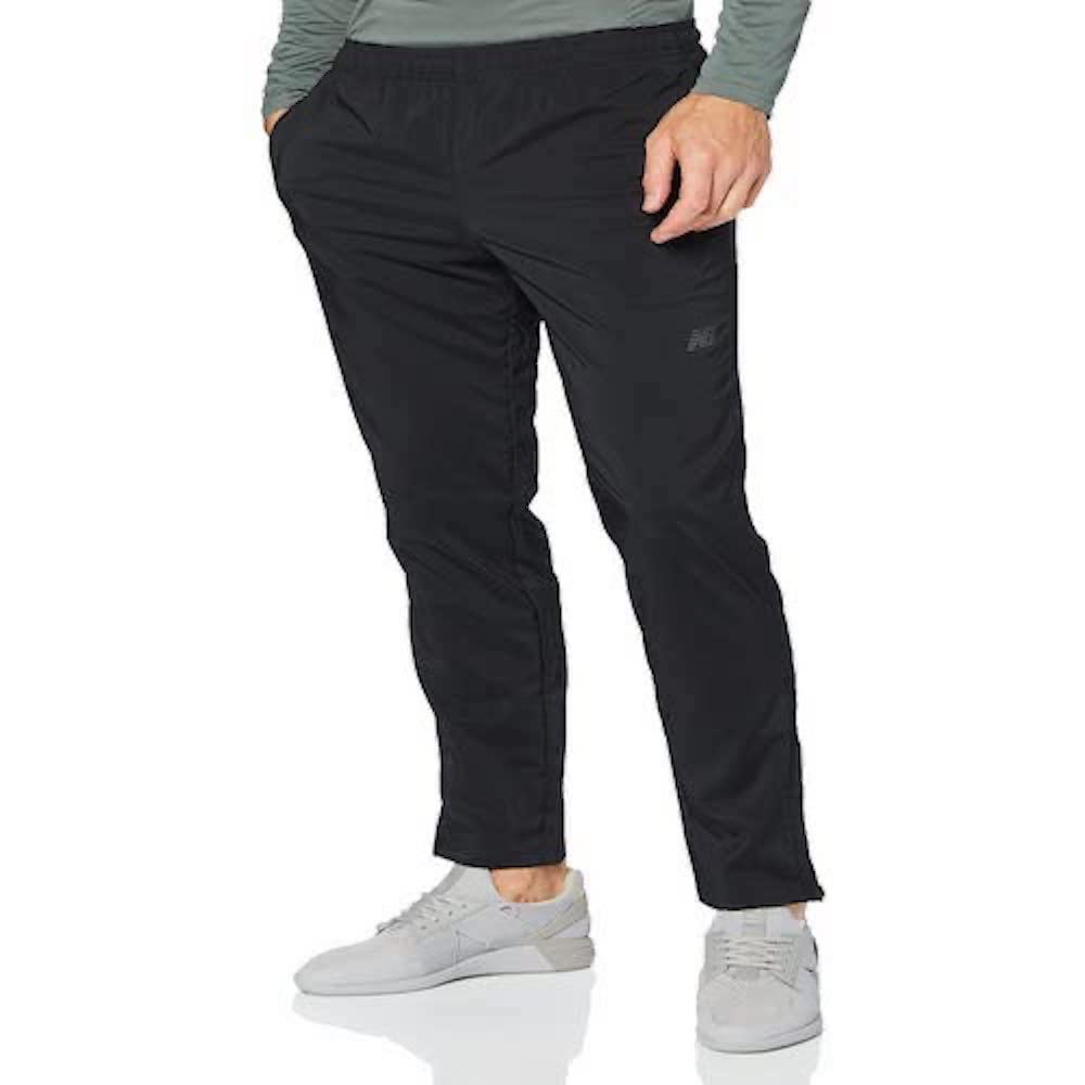 New Balance Men's Sport Stretch Woven Pant, Black , Large