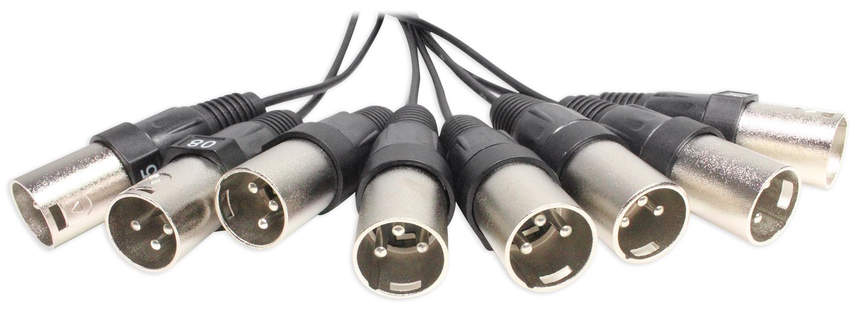 Rockville SX810 8 Channel 10 Foot XLR Snake (Female to Male)