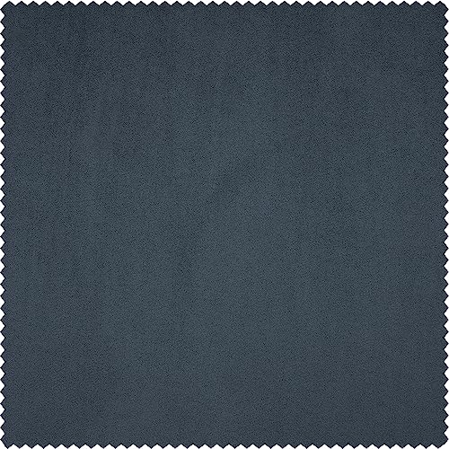 HPD Half Price Drapes Heritage Plush Velvet Grommet Curtains for Bedroom & Living Room 50 X 96, VPYC-161258-96-GR (1 Panel) London Blue