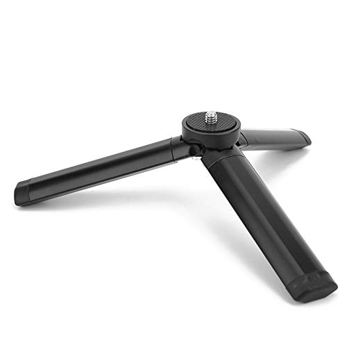 DAUERHAFT Mini Tripod,Camera Tripod Stand,Desktop Tripod,Action Camera Stand,Portable Tripod with Rubber Pad,Aluminium Alloy,for Mobile Phone,Cameras,Sports Cameras and Other Equipment