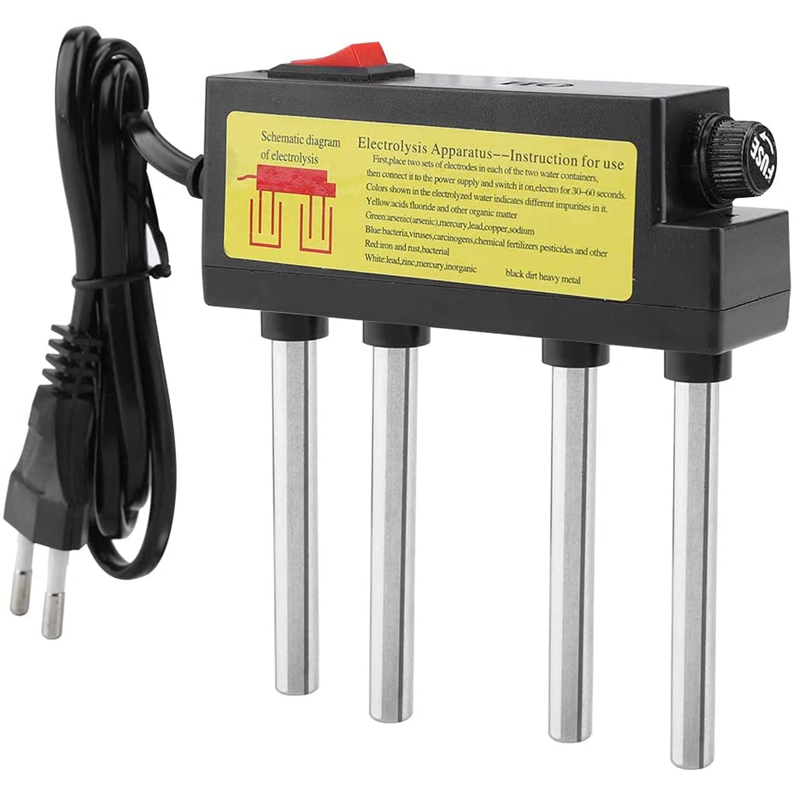 Electrolyzer Water Tester, Portable Water Quality Tester Kit for Drinking Water and All Kinds Water, Quick Water Electrolyzer Testers Water Impurities Monitor Electrolyzer Machine Testing Meter
