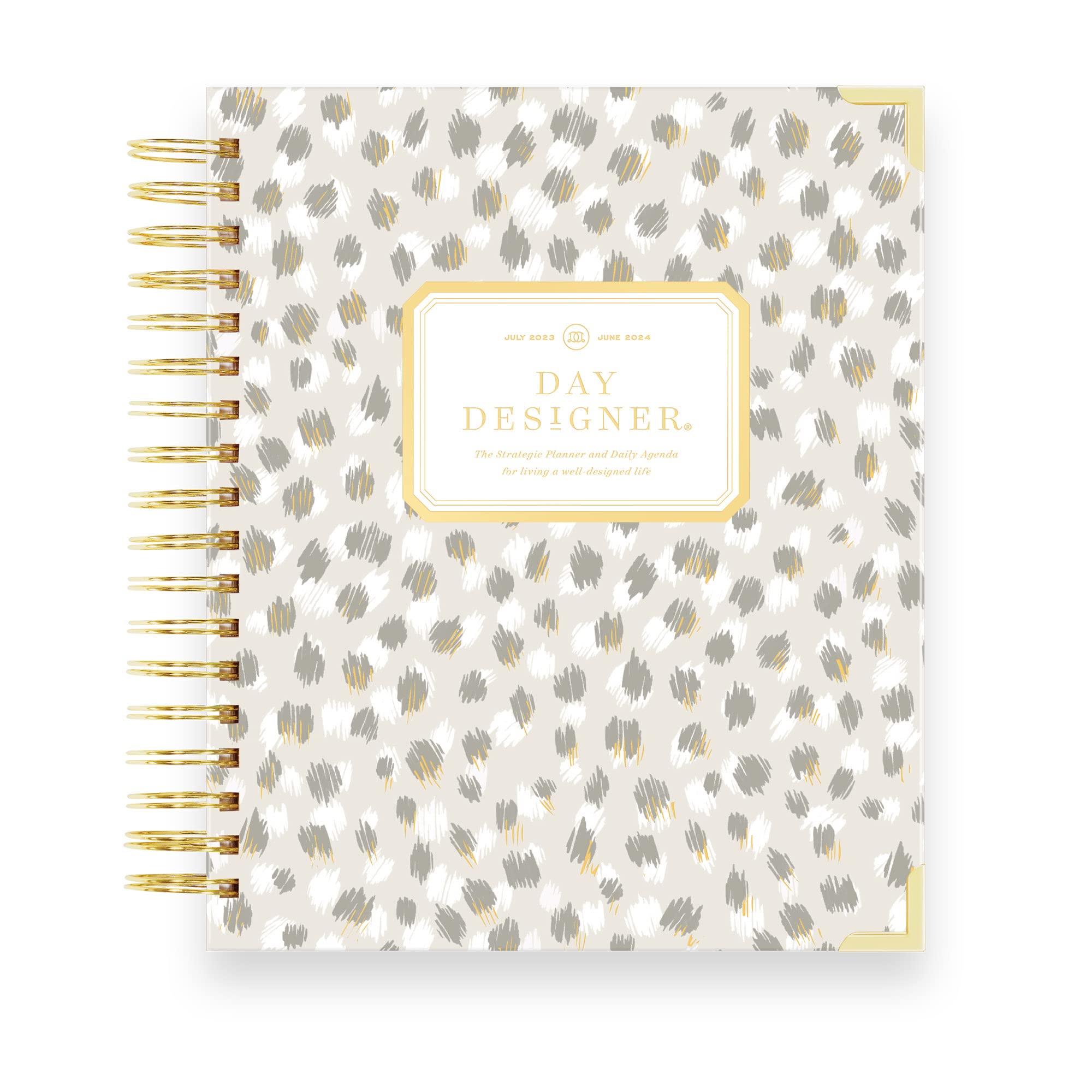 Day Designer 2023-2024 Daily Planner, July 2023 - June 2024, 7.4x9.5 Page Size (Chic)
