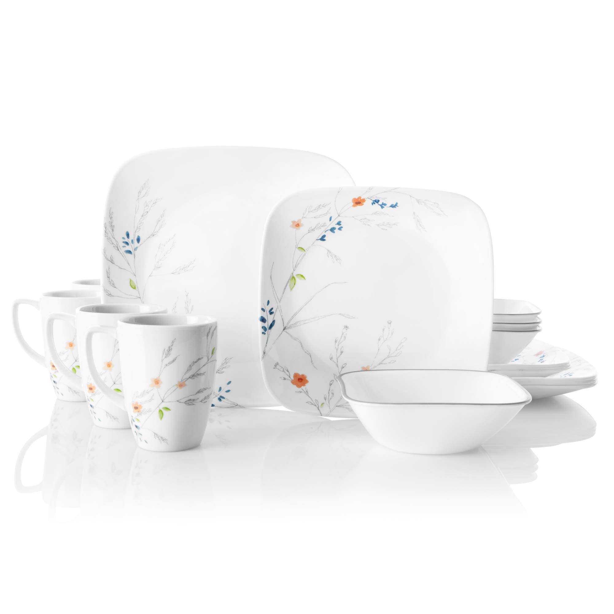 Corelle Boutique Adlyn 16-Piece Dinnerware Set, Service for 4