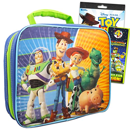 Lightyear Lunch Box - Bundle with Toy Story Lunch Bag for Boys Girls Kids, Toy Story Stickers, More | Toy Story Buzz Lightyear Lunch Bag