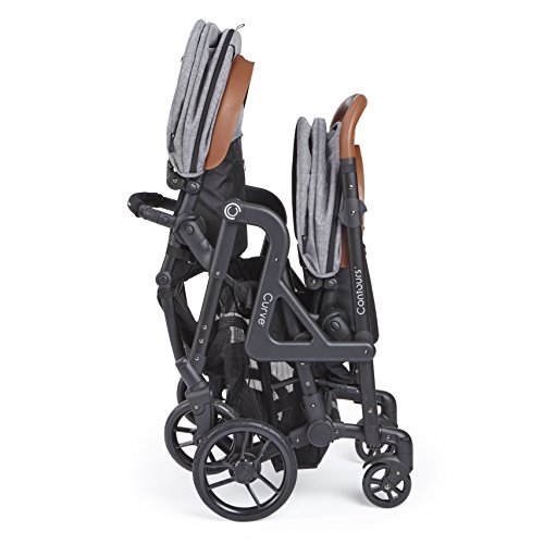 Contours - Curve - Convertible Tandem Double Stroller (Graphite Gray)