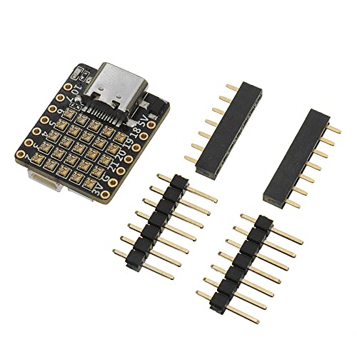 Development RGB LED Board Compatible with Python - Supporting 2.4GHz Wi-Fi and Long-Distance Bluetooth 5 with Built-in 400 KB SRAM and 4 MB Flash Memory