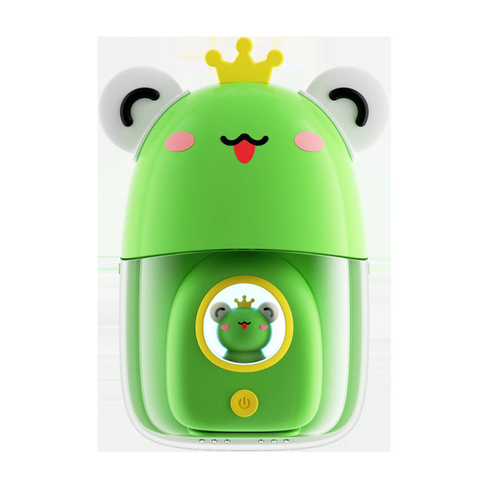 Electronic Toothbrush Kids Electric Toothbrush Children's Electric Toothbrush U-Shaped Induction Charging Silicone Soft Bristle Electric Smart Toothbrush, Frog