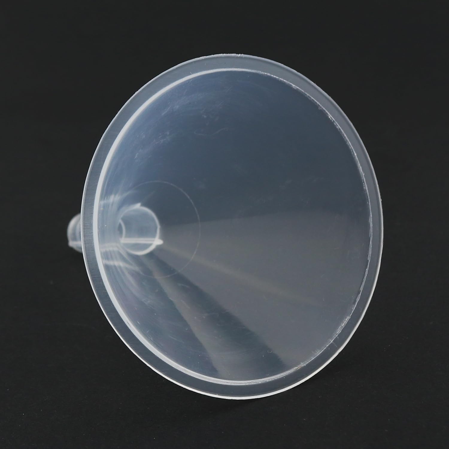 Heyous 12PCS Plastic Transparent Filter Funnel 60MM Diameter for Science Lab Water Bottle Filling Liquid Transfer