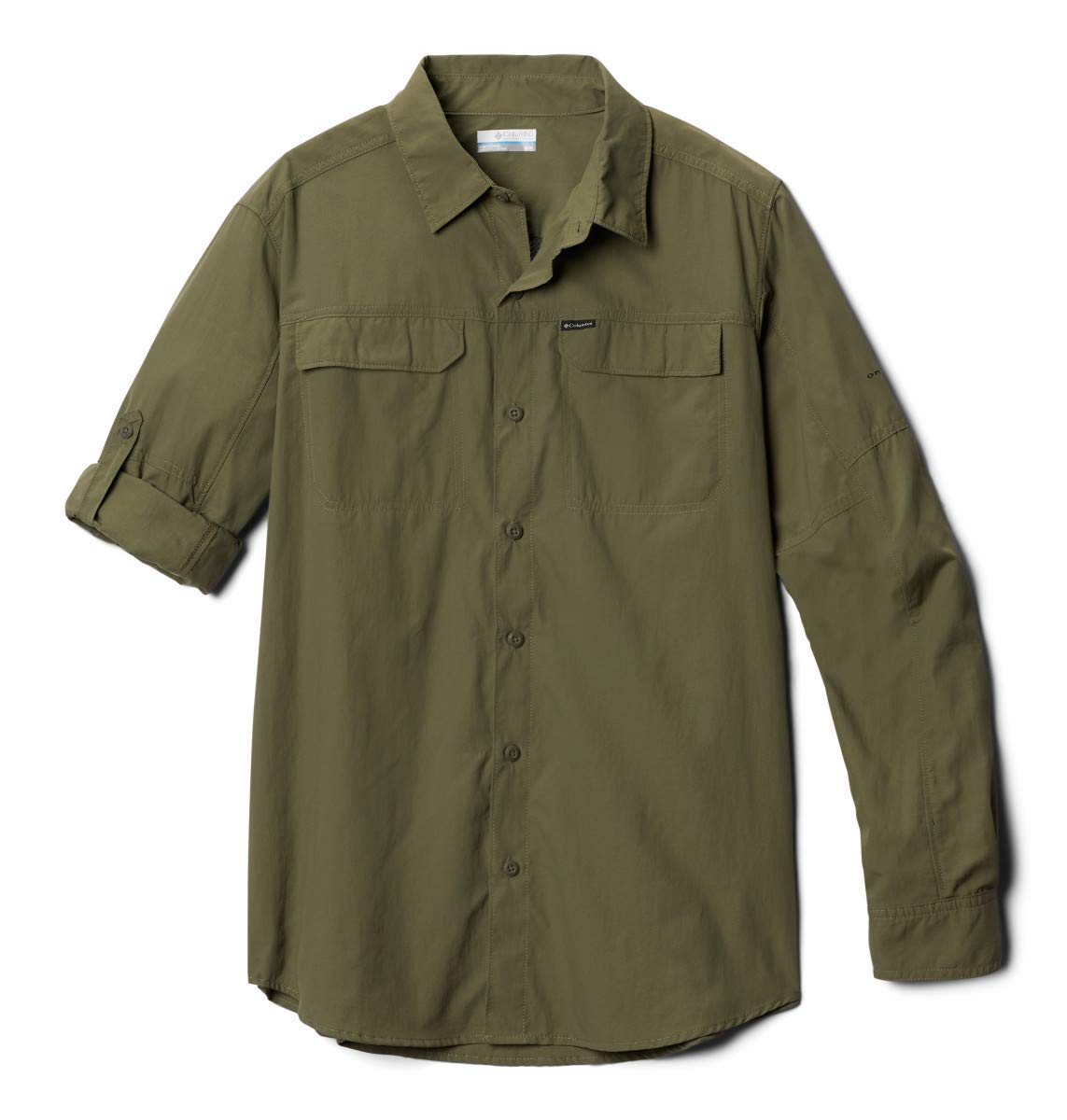 Columbia Men's Silver Ridge2.0 Long Sleeve Shirt, Stone Green, Medium